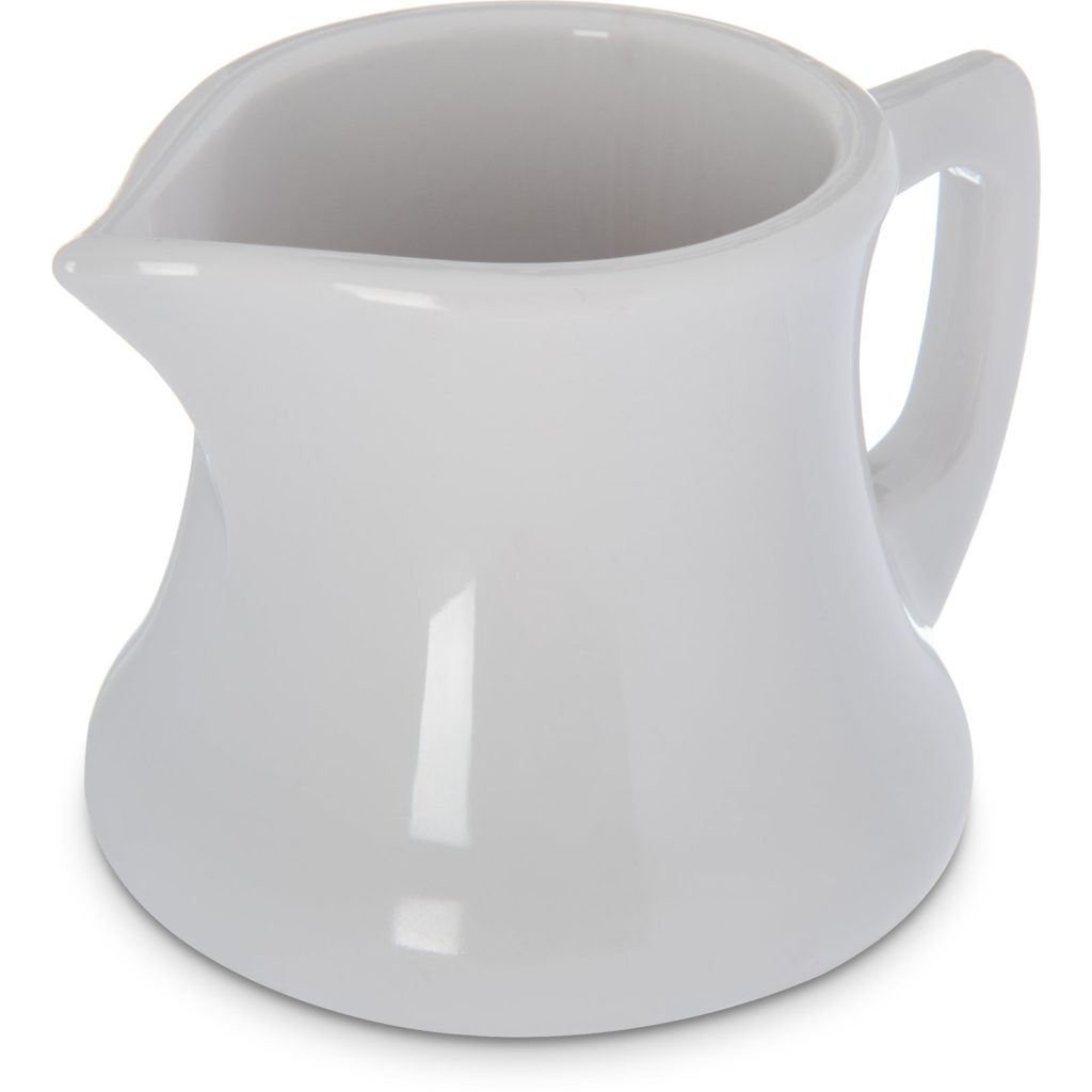 Creamer Pourer, white 3oz porcelin creamer | Platinum Event Rentals