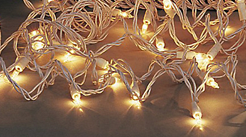 String lights, white twinkle lights (price per 25ft - includes ...